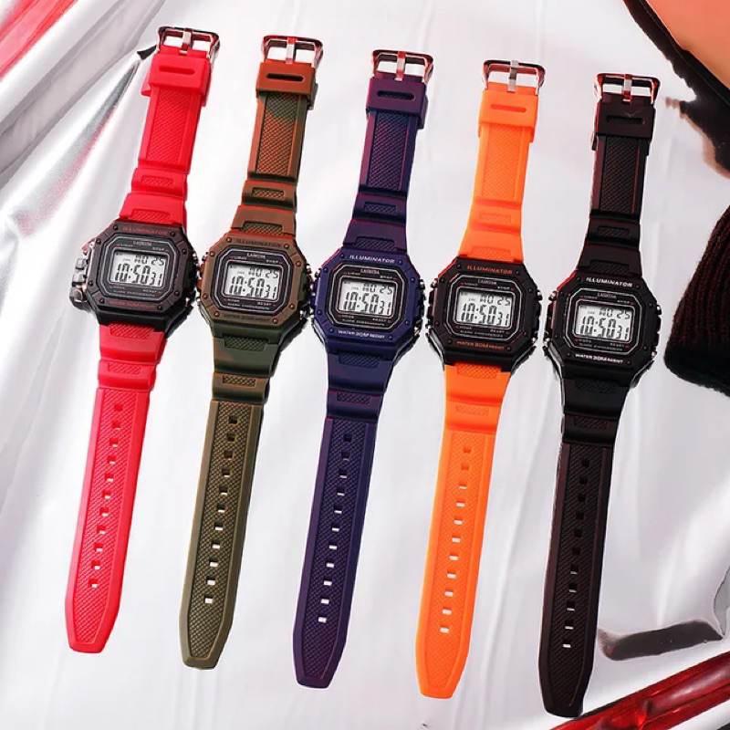 [100%ของแท้] พร้อมส่งในไทย Lashida ของแท้ นาฬิกาผู้ชายกันน้ำได้ สายสเตน ...