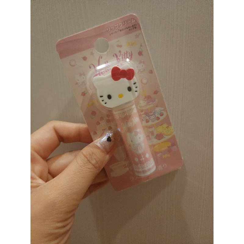 Hello kitty Lip Balm Sanrio แท้ กลิ่น Raspberry | Shopee Thailand