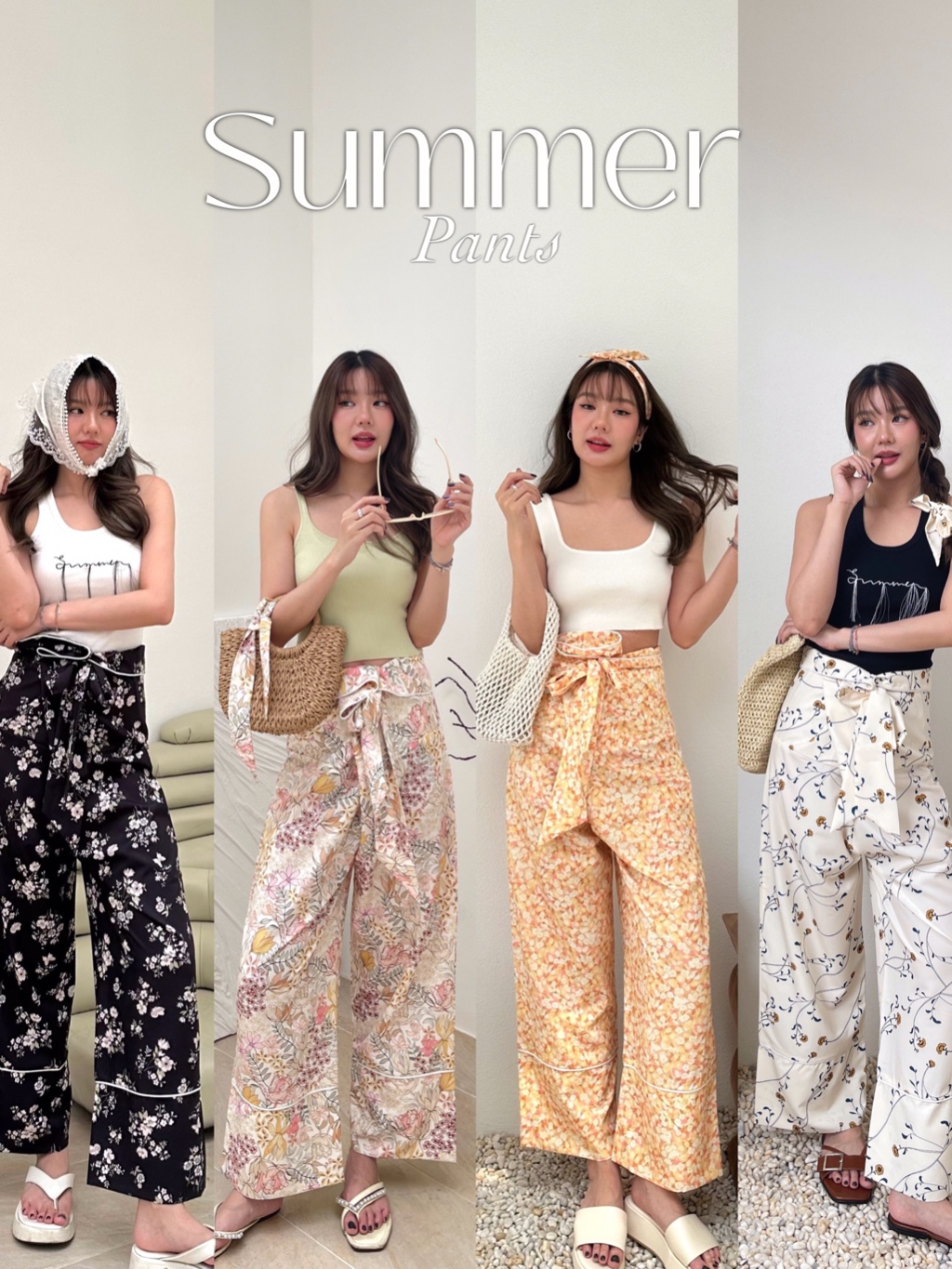 Thesummernade : Summer pants | Shopee Thailand