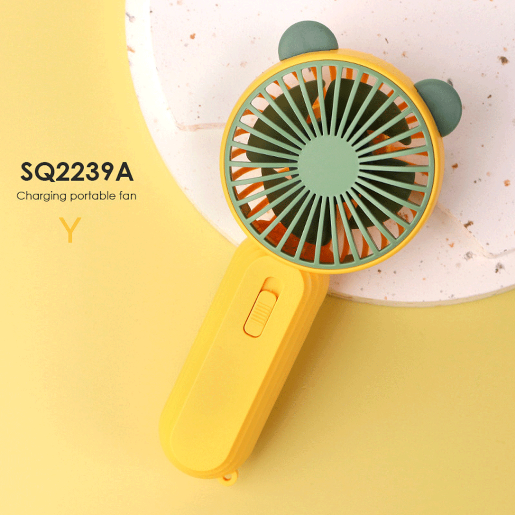 พัดลมพกพา สามารถชาร์จไฟบ้าน USB ขนาดเล็กกระทัดรัด แบบพกพา Mini Portable ...