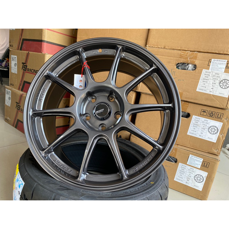 (4วง) TC105X ขอบ18 กว้าง8นิ้ว off35 5รู114 ล้อใหม่ (งานEmotion R ภายใต้ ...