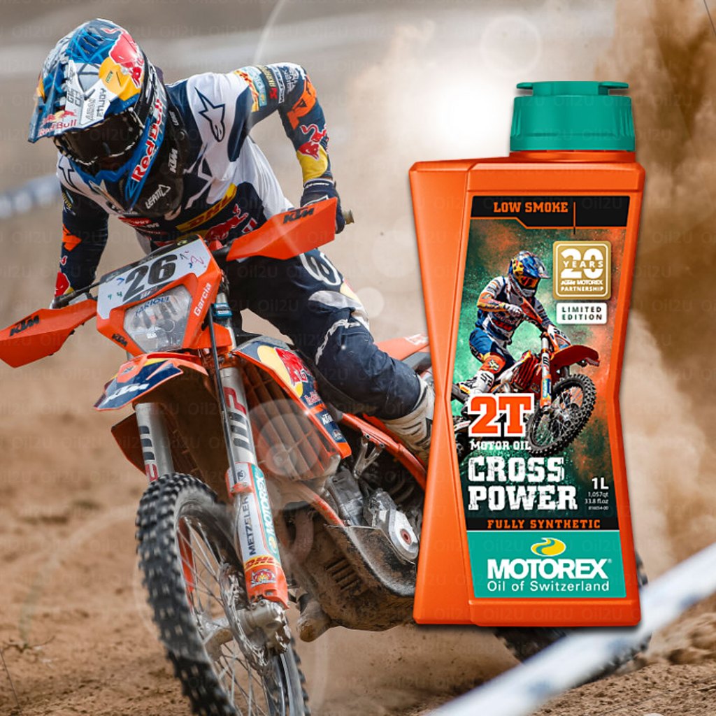 MOTOREX CROSS POWER 2T Limited Edition น้ำมันผสมสำหรับเครื่องยนต์ 2 ...