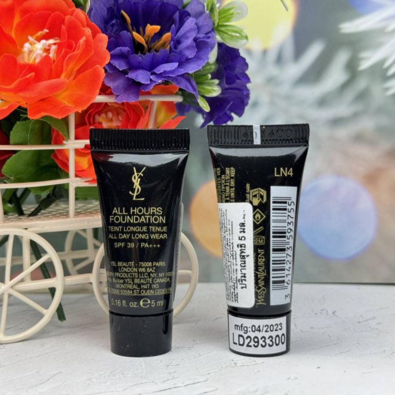รองพื้น Ysl all hours foundation SPF39/PA+++5 ml #สี LN4 | Shopee Thailand