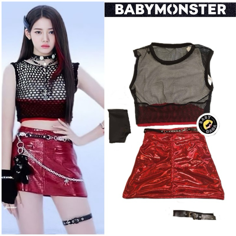 BABYGAGA Babymonster Batter up ชุดเบบี้มอนสเตอร์ ชุดBabymonster ️ รับ ...