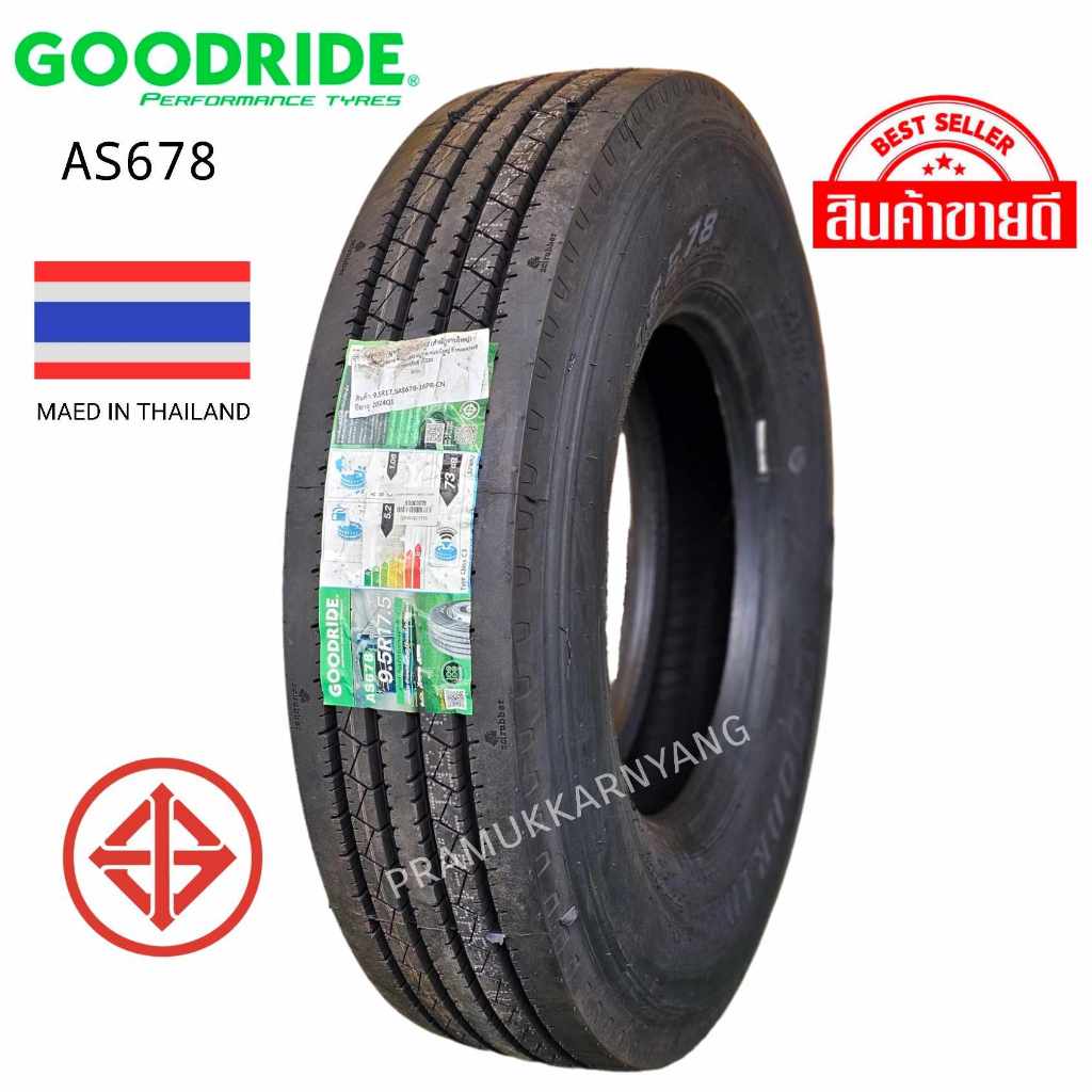 9.5R17.5 235/75R17.5 215/75R17.5 16PR ยางขอบ17.5 ยี่ห้อ Goodride AS678/CR960A NEW2025 รุ่นผลิต ...