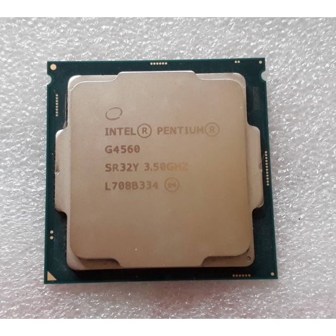 CPU INTEL 1151 Gen7 Pentium G4560 (3MB cache, 3.50GHz) 2 คอร์ 4 เทรด | Shopee Thailand
