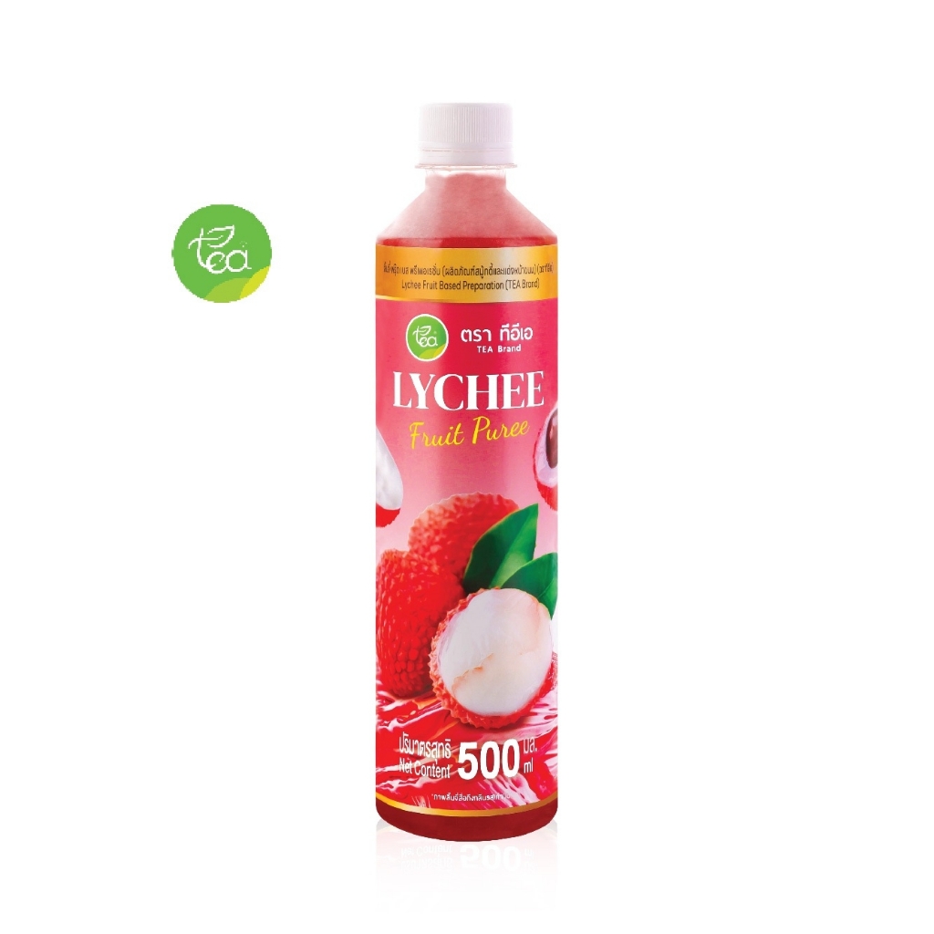 ทีอีเอ ไซรัปลิ้นจี่ เพียวเร่ ผสมเนื้อผลไม้เข้มข้น Lychee Fruit Based Preparation ขนาด 500 ml ...