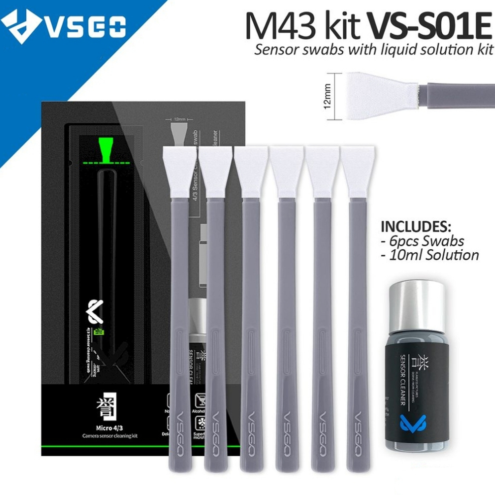 VSGO VS-S01E 4/3 SENSOR CLEANING KIT for Micro Four Thirds 4/3 ชุดทำ ...