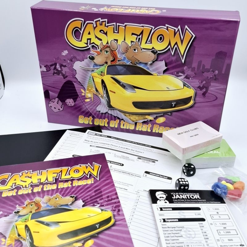 Cashflow Game เกมกระแสเงินสด บอร์ดเกม เกมเสริมทักษะทางด้านการเงิน Board ...