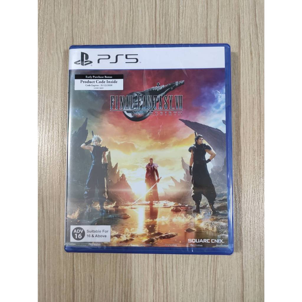 มือ 1 PS5 Final Fantasy FF 7 VII Rebirth (Z3/Asia) ของใหม่ในซีล สภาพดี | Shopee Thailand