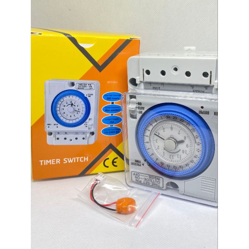 Timer Switch รุ่น TB388 ตัวตั้งเวลา ใช้กําลังไฟ12V/24V/220V DC/AC ...