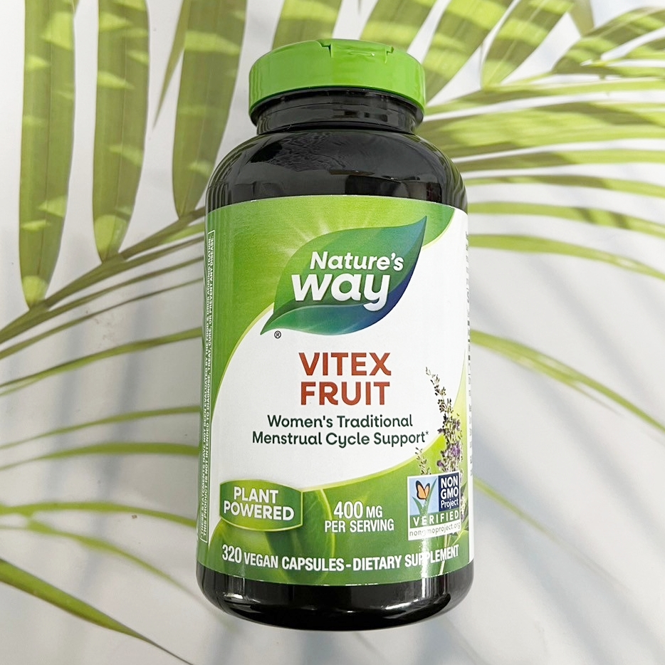 ไวเท็กซ์ Vitex Fruit 400 mg 320 Vegetarian Capsules (Nature's Way ...