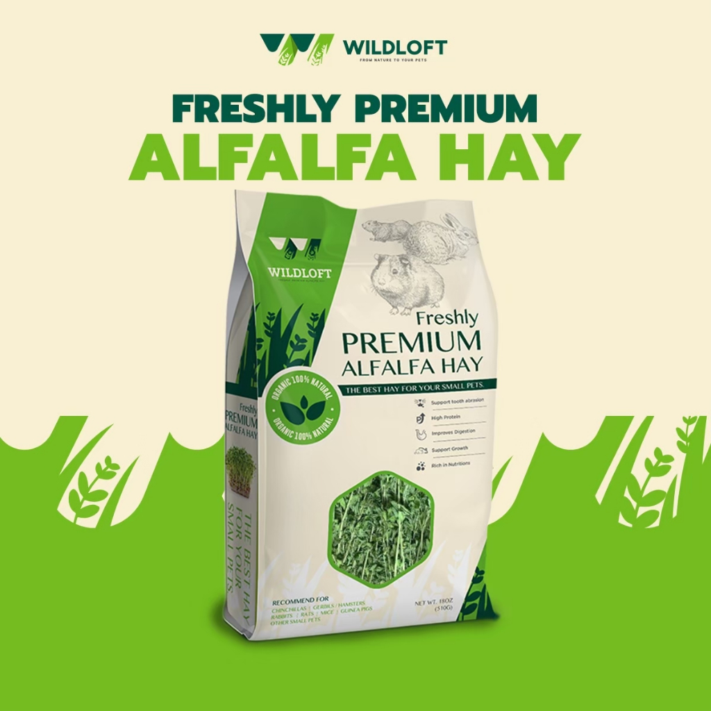 Wildloft Freshly Premium Alfalfa 510 g. | Shopee Thailand