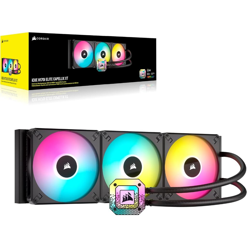 iCUE H170i ELITE CAPELLIX XT Liquid CPU Cooler (CW-9060071-WW) | Shopee ...