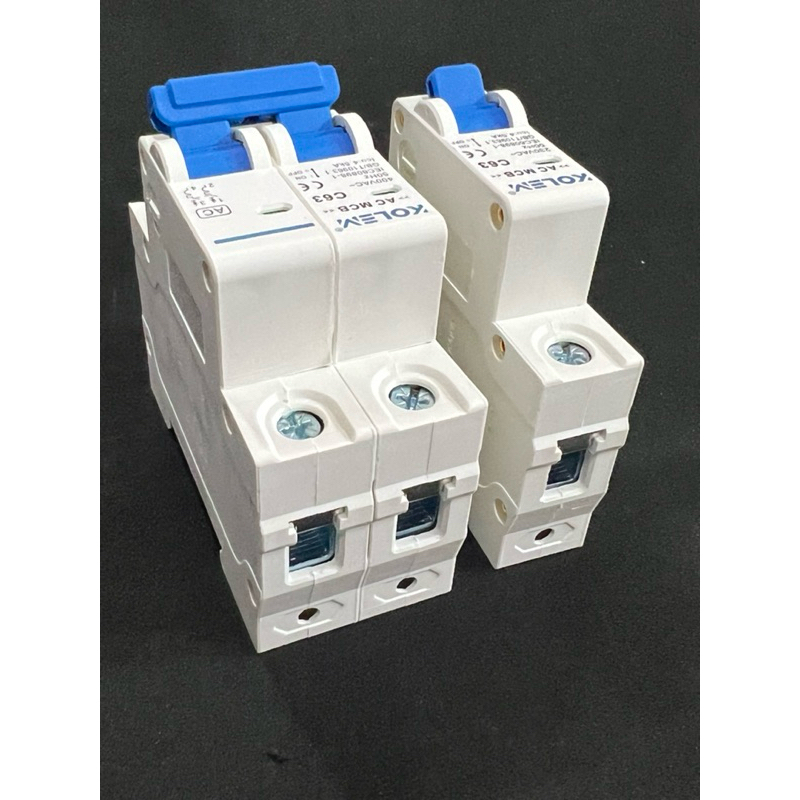 KOLEM AC MCB เซอร์กิตเบรกเกอร์ AC 1P 2P อย่างดี | Shopee Thailand