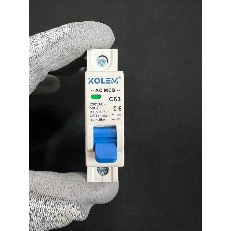 KOLEM AC MCB เซอร์กิตเบรกเกอร์ AC 1P 2P อย่างดี | Shopee Thailand