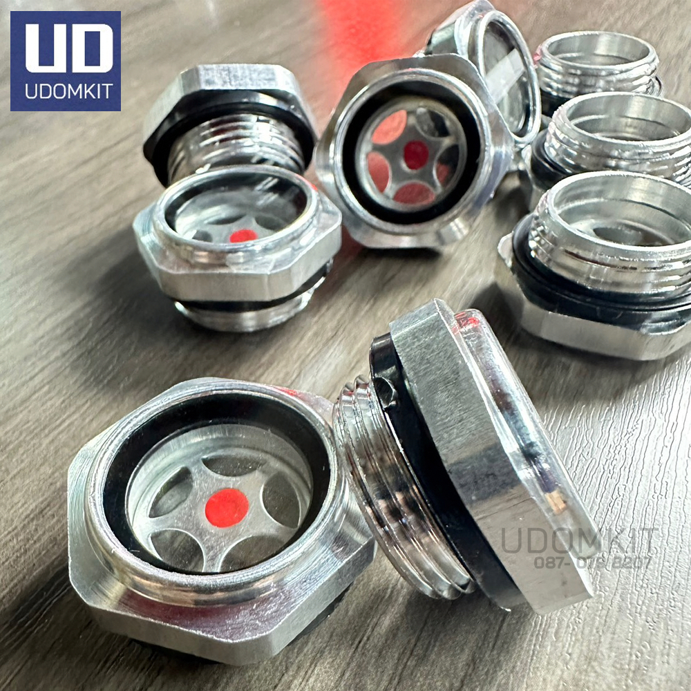 ตาแมวดูน้ำมัน ตาแมวดูน้ำมันปั๊มลม อลูมิเนียม อะไหล่ปั๊มลม ขนาด M33 M36 M39 M40 M42 M48 | Shopee ...