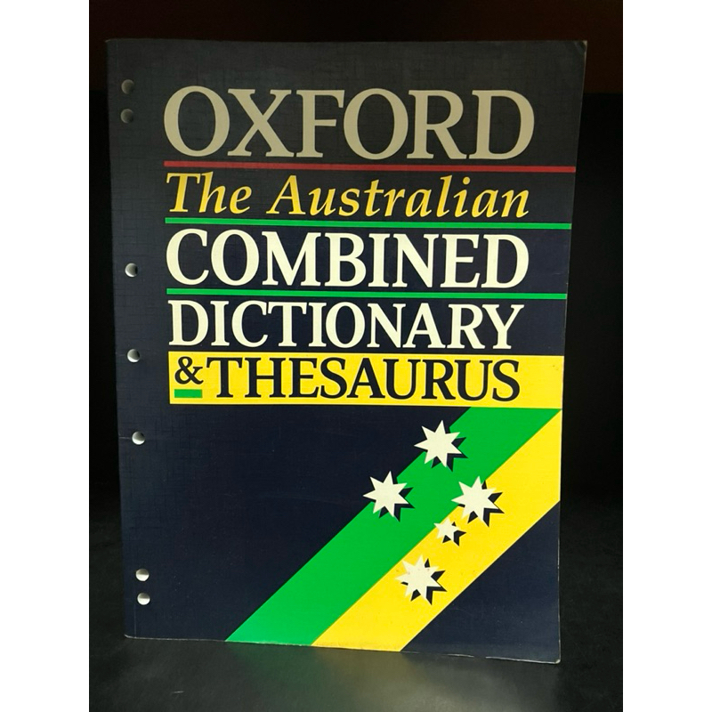 พจนานุกรมมือสอง Used | THE AUSTRALIAN COMBINED DICTIONARY & THESAURUS ...