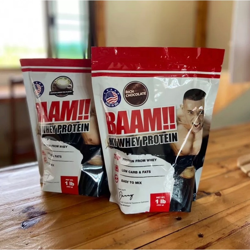 BAAM MY WHEY PROTEIN 1 LB เวย์โปรตีน เพิ่มกล้ามเนื้อ | Shopee Thailand