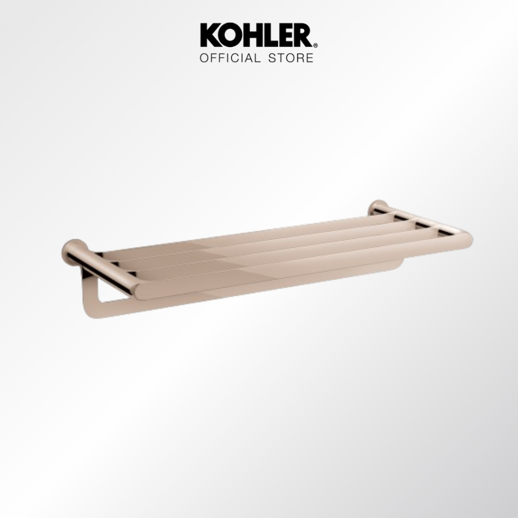 KOHLER Avid 24" double towel shelf ชั้นตะแกรงพร้อมราวแขวน รุ่นอะวิด สี ...
