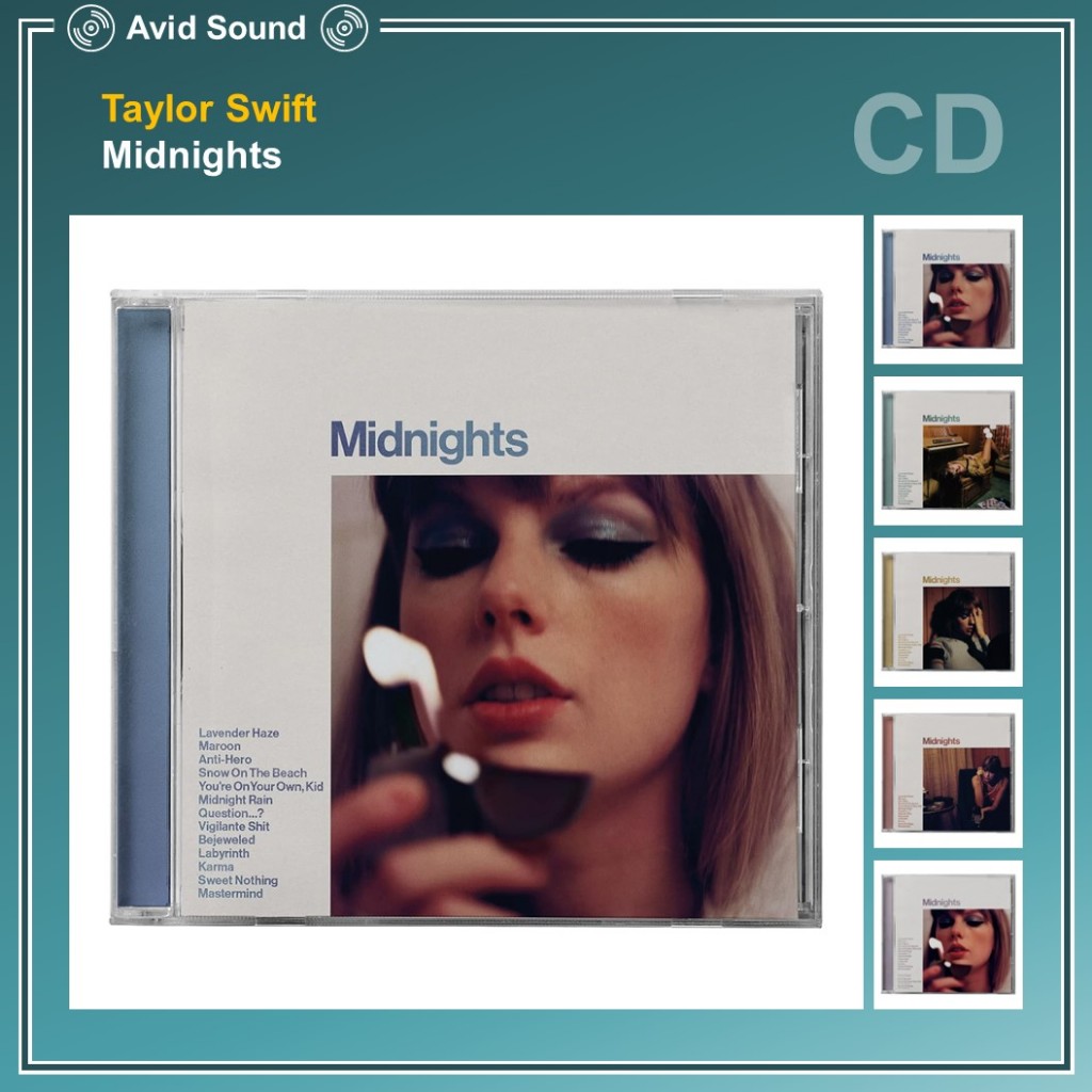[CD แผ่นซีดี] Taylor Swift - Midnights [ใหม่และซีล SS] | Shopee Thailand