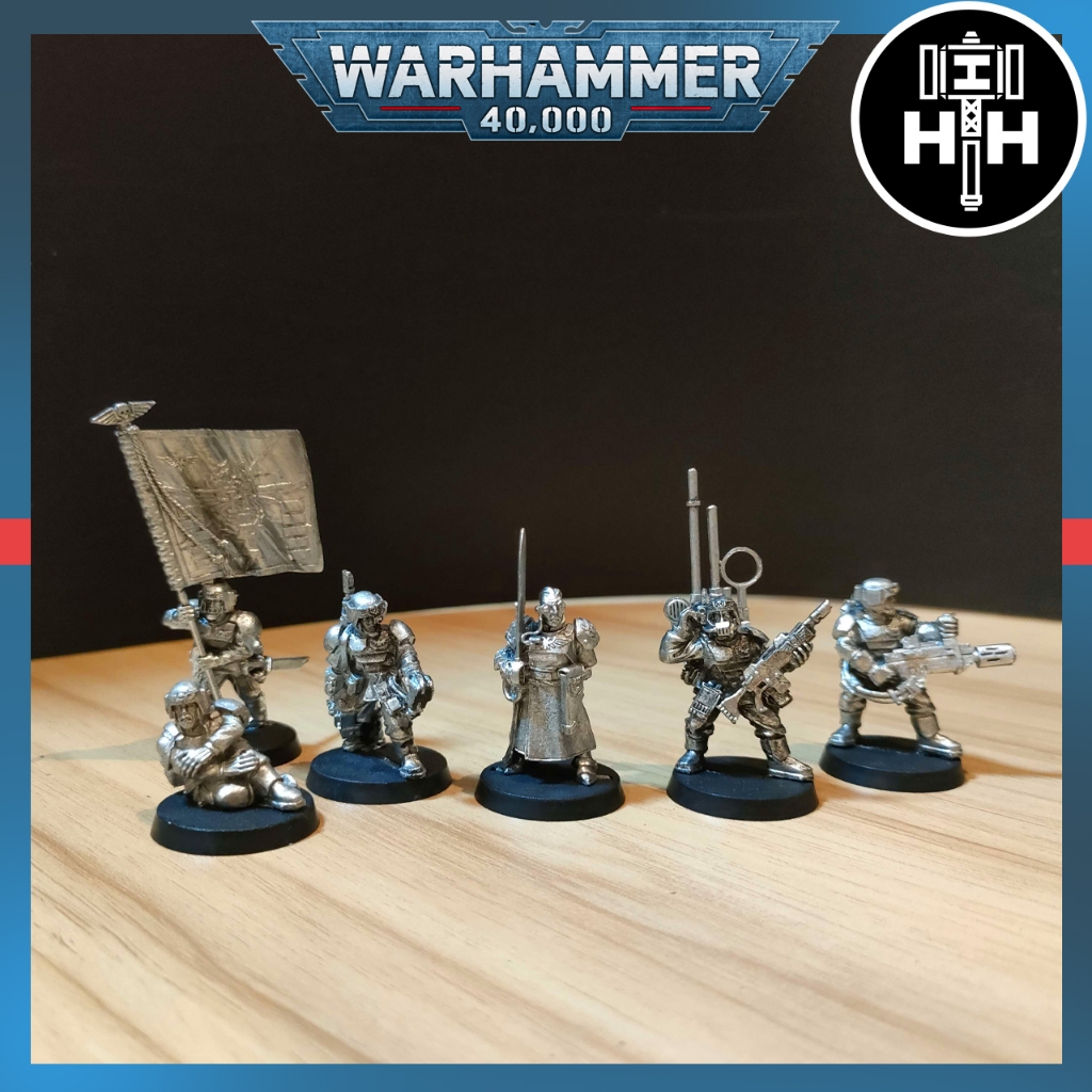 Warhammer 40K - Cadian Command Squad (Metal) *เลิกผลิตแล้ว* | Shopee ...