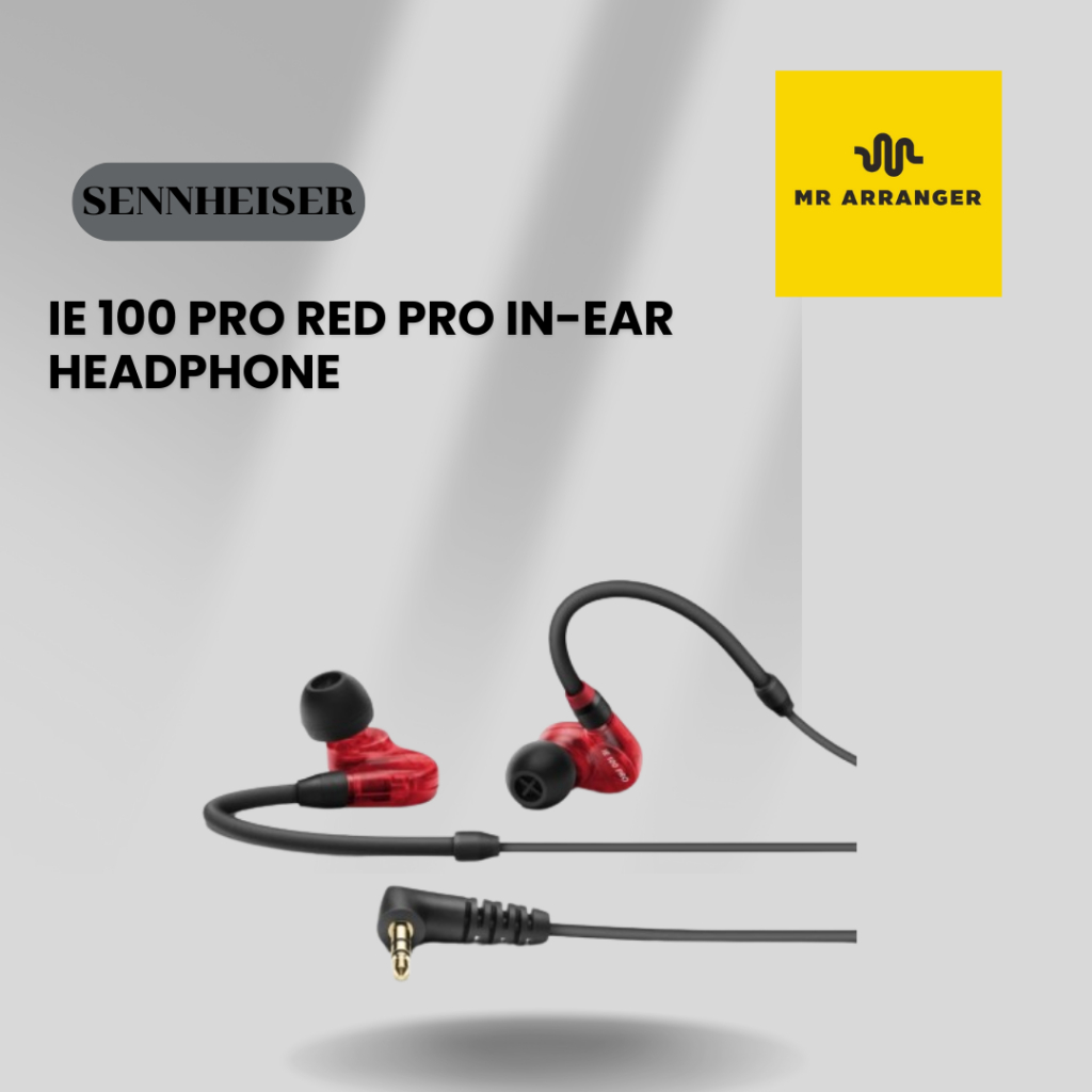 IE 100 PRO RED PRO IN-EAR HEADPHONE | Shopee Thailand