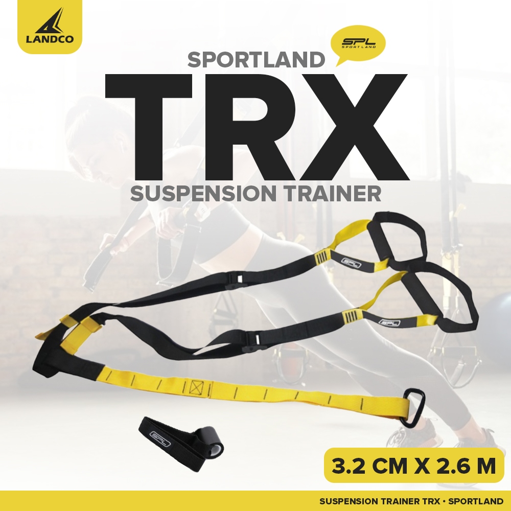 SPORTLAND เชือกออกกำลังกาย SPL Suspension Trainer TRX 3.2CM X 2.6M YL ...