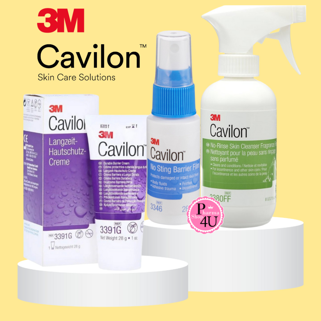 3M Cavilon durable barrier cream 28 G/No Sting Barrier Film 28 ml./No ...