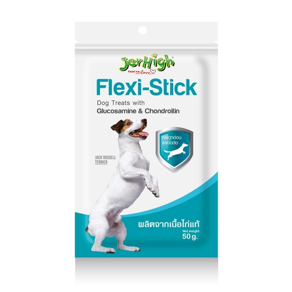 JERHIGH FLEXI-KAR STICK เจอร์ไฮ เฟล็กซี่-แคร์ ขนมแท่งสุนัข ขนาด 50 กรัม ...