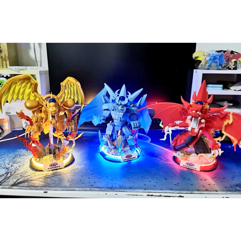 ตัวต่อ 3 เทพ Yugioh Egyptian God Osiris Obelisk Ra Konami เลโก้ ยูกิ โ ...
