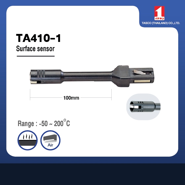 TA410-1 Surface Sensor เซนเซอร์โพรบ วัดอุณหภูมิพื้นผิว TASCO JAPAN ...