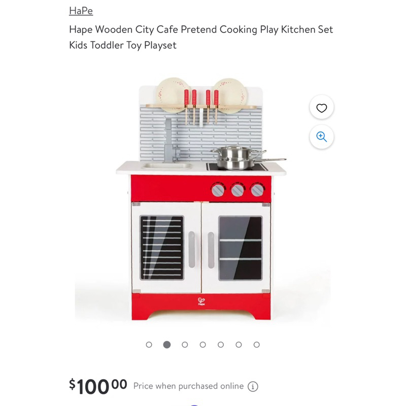 ของเล่นชุดครัว ของเล่นไม้ Hape Kitchen play set มือสอง | Shopee Thailand