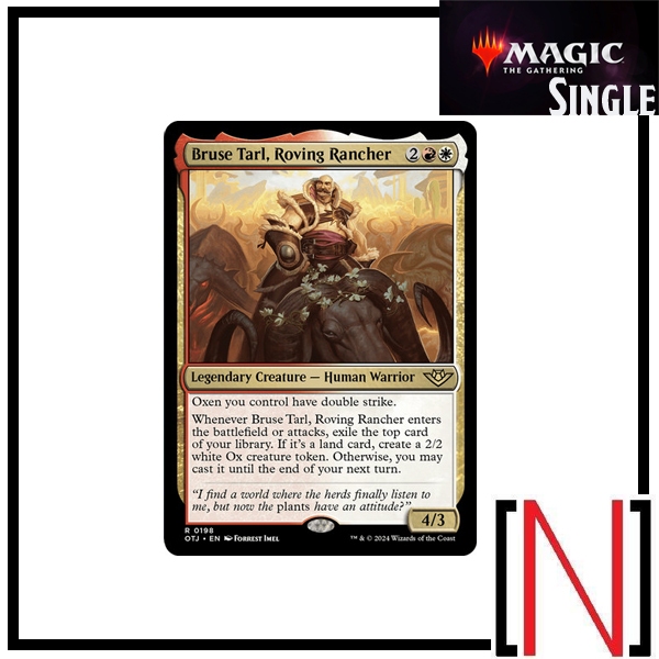 [MTG][Single][OTJ] Bruse Tarl, Roving Rancher ระดับ Rare [ภาษาอังกฤษ ...
