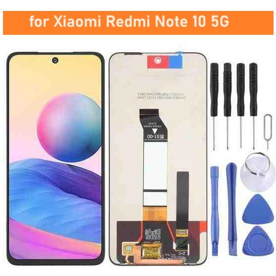 หน้าจอ สำหรับ Xiaomi Redmi Note10 5G จอแสดงผล LCD Touch Digitizer Screen Assembly สำหรับ Redmi ...