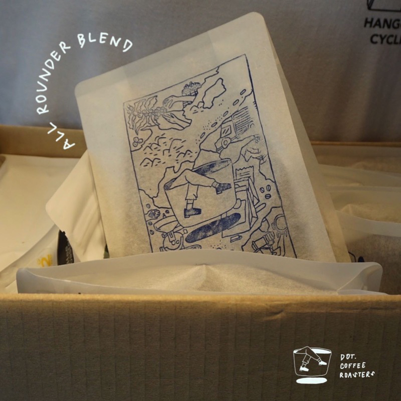 Dot. Coffee Roasters เมล็ดกาแฟคั่ว All Rounder Blend 250g | Shopee Thailand