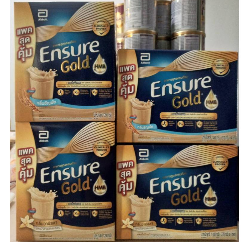 ส่งเร็ว Ensure Gold เอนชัว แบบเติม ขนาด 1,110g. (370g.x 3ถุง) และ 1,480g (370g.x 4ถุง) | Shopee ...