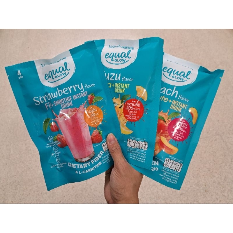Equal instant drink เครื่องดื่มน้ำผลไม้ผสมวิตามิน ไม่มีน้ำตาลทราย ใช้ ...