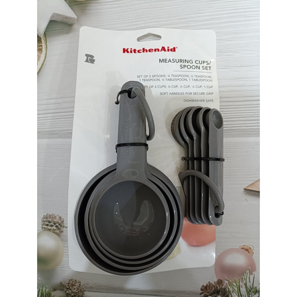 Kitchenaid measuring cups/ spoon set ชุดถ้วยตวงช้อนตวงคิดเช่นเอท พร้อม ...