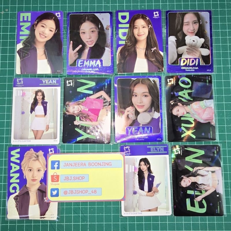 Gen1es การ์ด Chaung Asia V.1 - YEAN ยีน ELYN อีลิน WANG KE หวังเค่อ ...