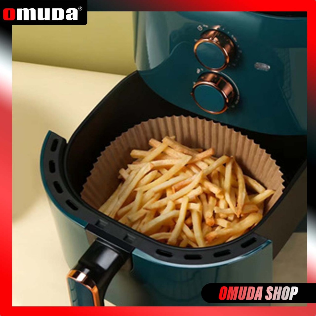 OMUDA_SHOPกระดาษรองหม้อทอดไร้น้ำมันทรงกลม แบบใช้แล้วทิ้ง สําหรับเตาอบ | Shopee Thailand