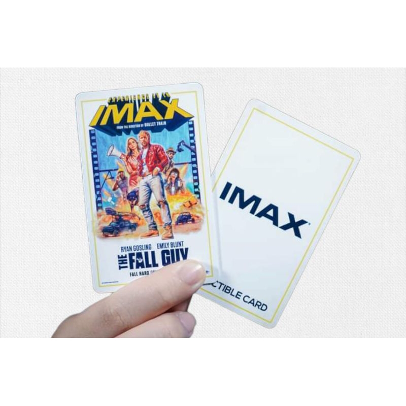 บัตรสะสม บัตรแข็ง IMAX Collectible Card The Fall Guy สตันท์แมนคนจริง ...
