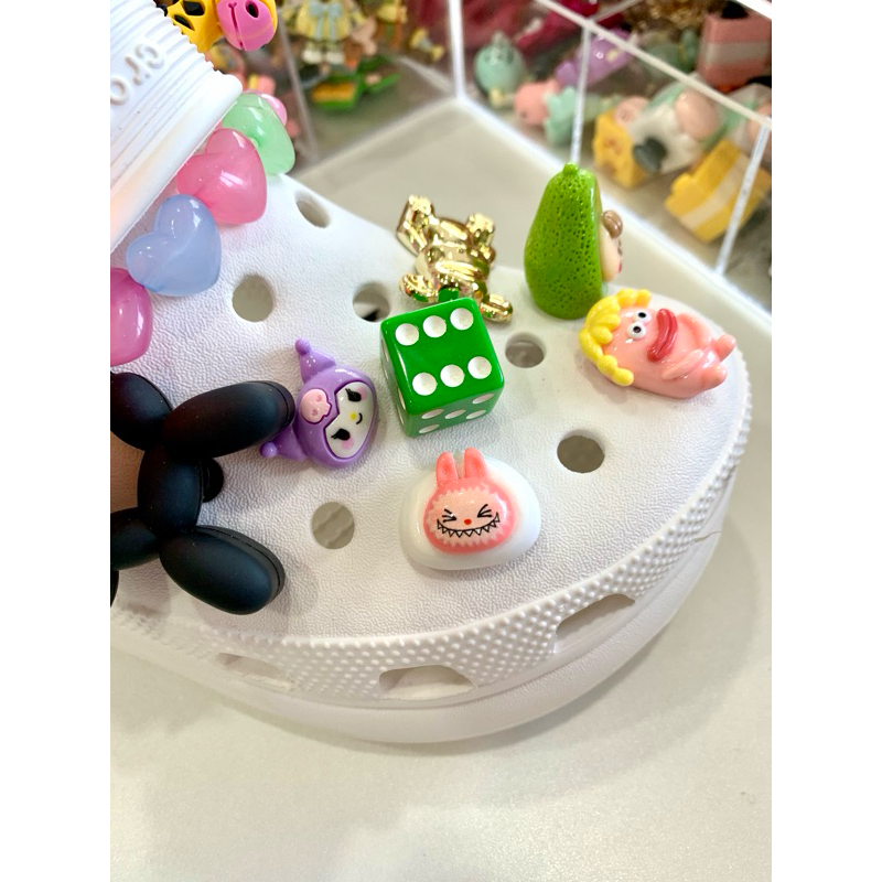 พร้อมส่งจากไทย พรีเมี่ยม ตัวติดรองเท้าครอคส์ Jibbitz Crocs Pop Pop รวม ...
