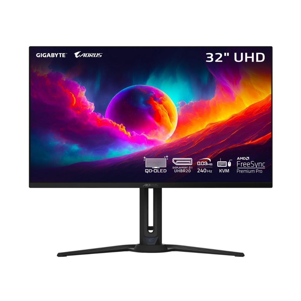GIGABYTE - AORUS FO32U2P - 32" QD OLED Gaming Monitor - UHD 3840x2160 ...