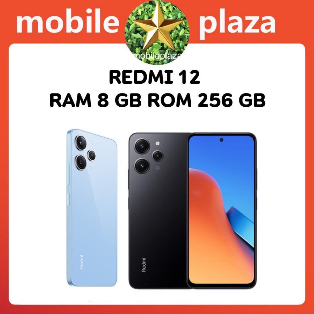 REDMI 12 Ram 8 GB Rom 256 GB ประกันศูนย์ 15 เดือน ชำระเงินปลายทางได้ ...