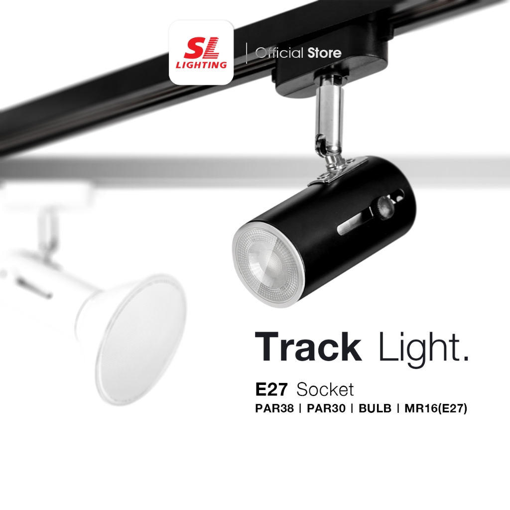 SL LIGHTING | Track Light E27 โคมไฟแทรคไลท์ โคมไฟติดราง โคมไฟส่องเฉพาะ ...