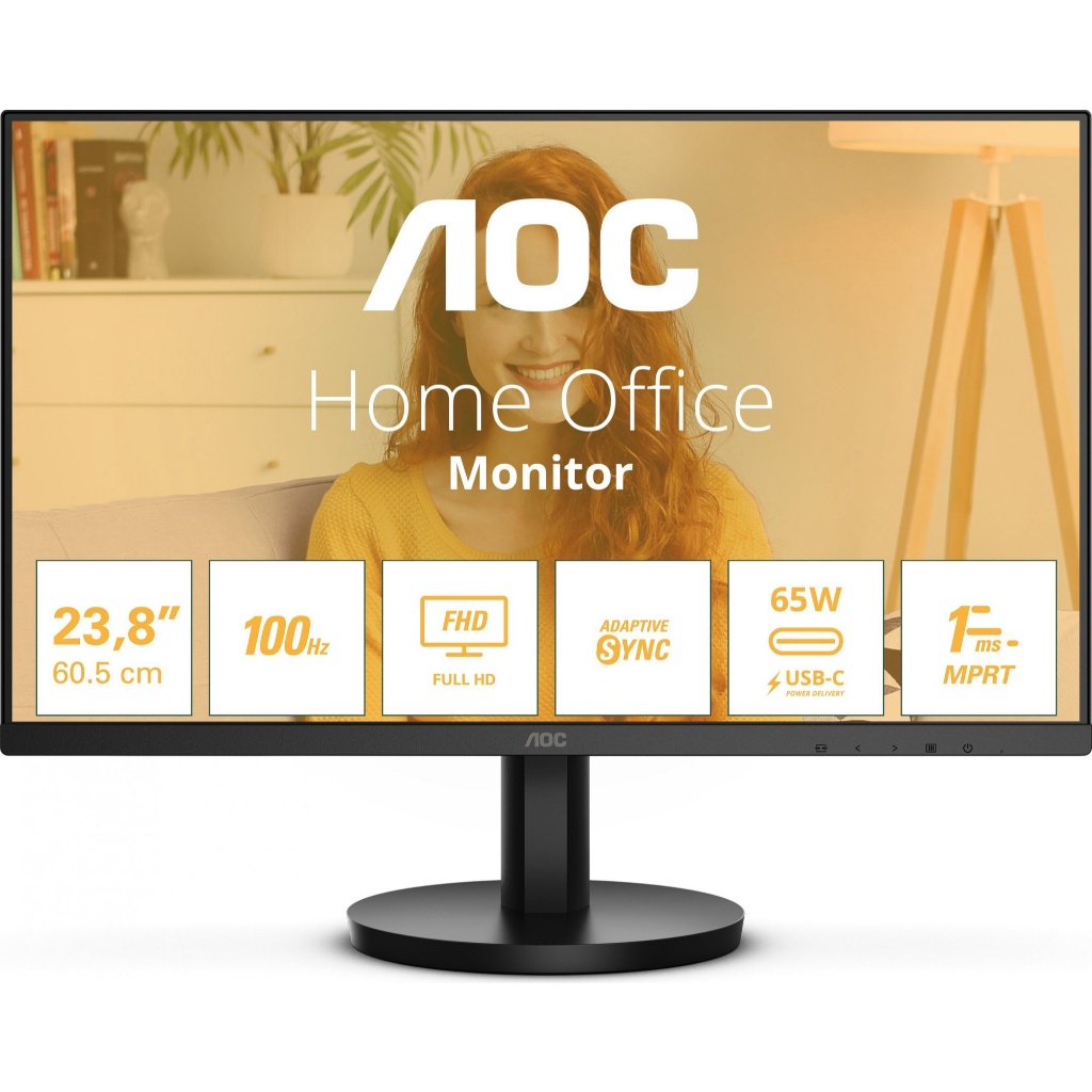 Monitor 24B3CA2 Empower your view, 23.8" FHD monitor featuring 100Hz ...