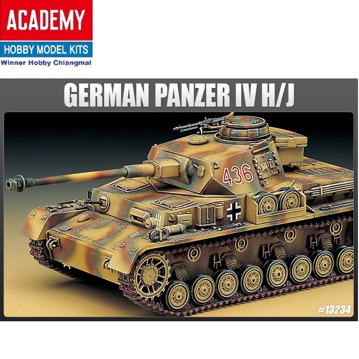 โมเดลรถถัง Academy 13234 Panzerkampfwagen IV H/J German Medium Tank ...