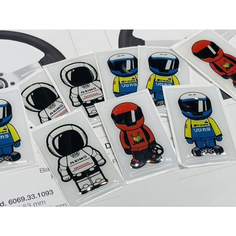 สติกเกอร์ Spoon Asimo JDM แท้ สติ๊กเกอร์ ติดรถยนต์ แต่งรถ Sticker ...