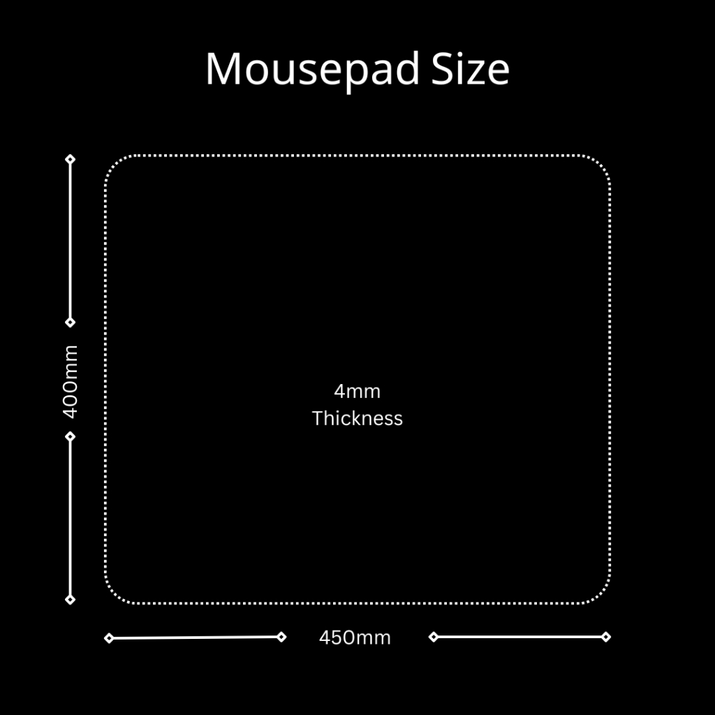 (พร้อมส่ง) Prussian Spacepad (UNCOATED) Mousepad แผ่นรองเมาส์เกมมิ่ง ...